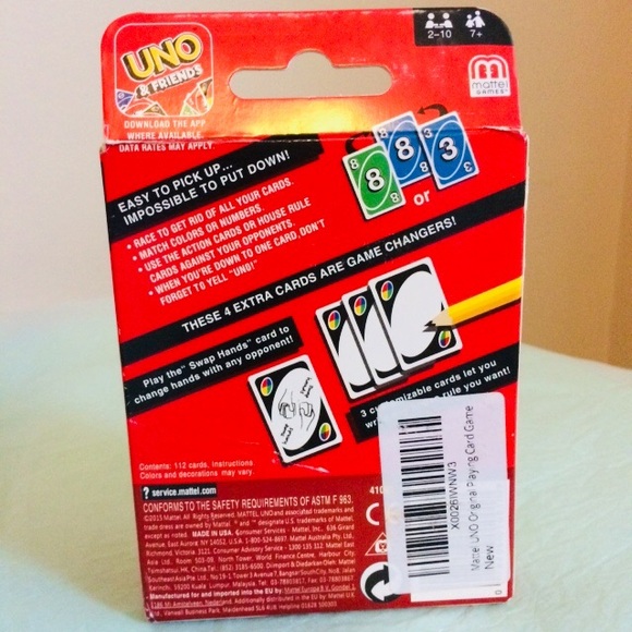 Mattel | Toys | Mattels Uno Card Game W Customizable Wild Cards | Poshmark